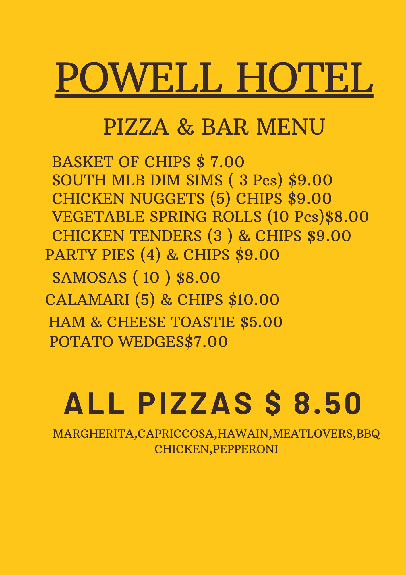 BAR – Powell Hotel